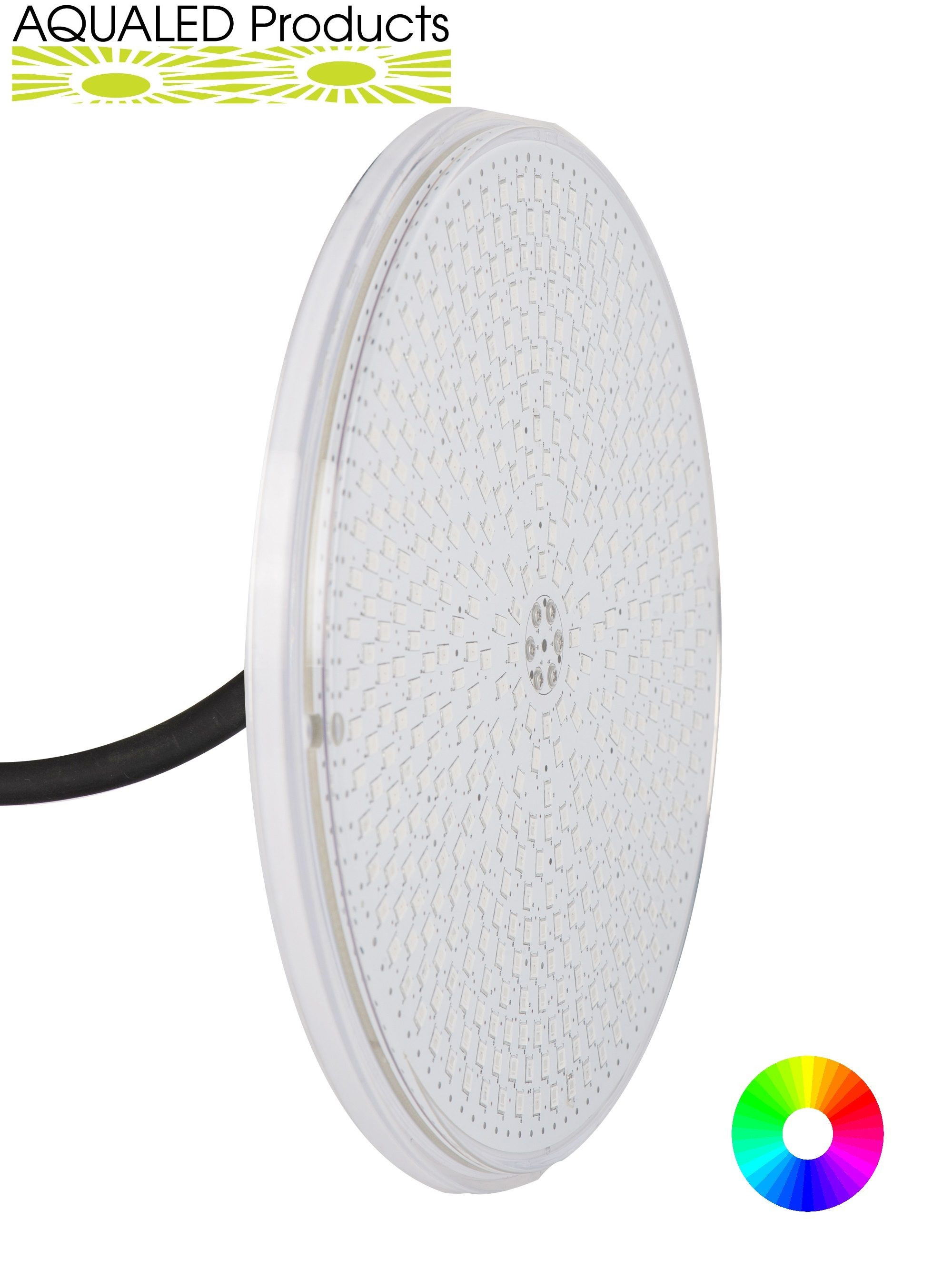 Ampoule Couleurs Par56 Led Rgb Extra Plate Resine Filled