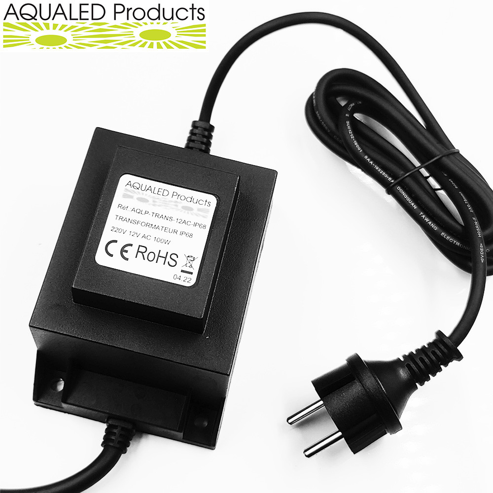 Transformateur Ip68 220v 12v Ac 100w